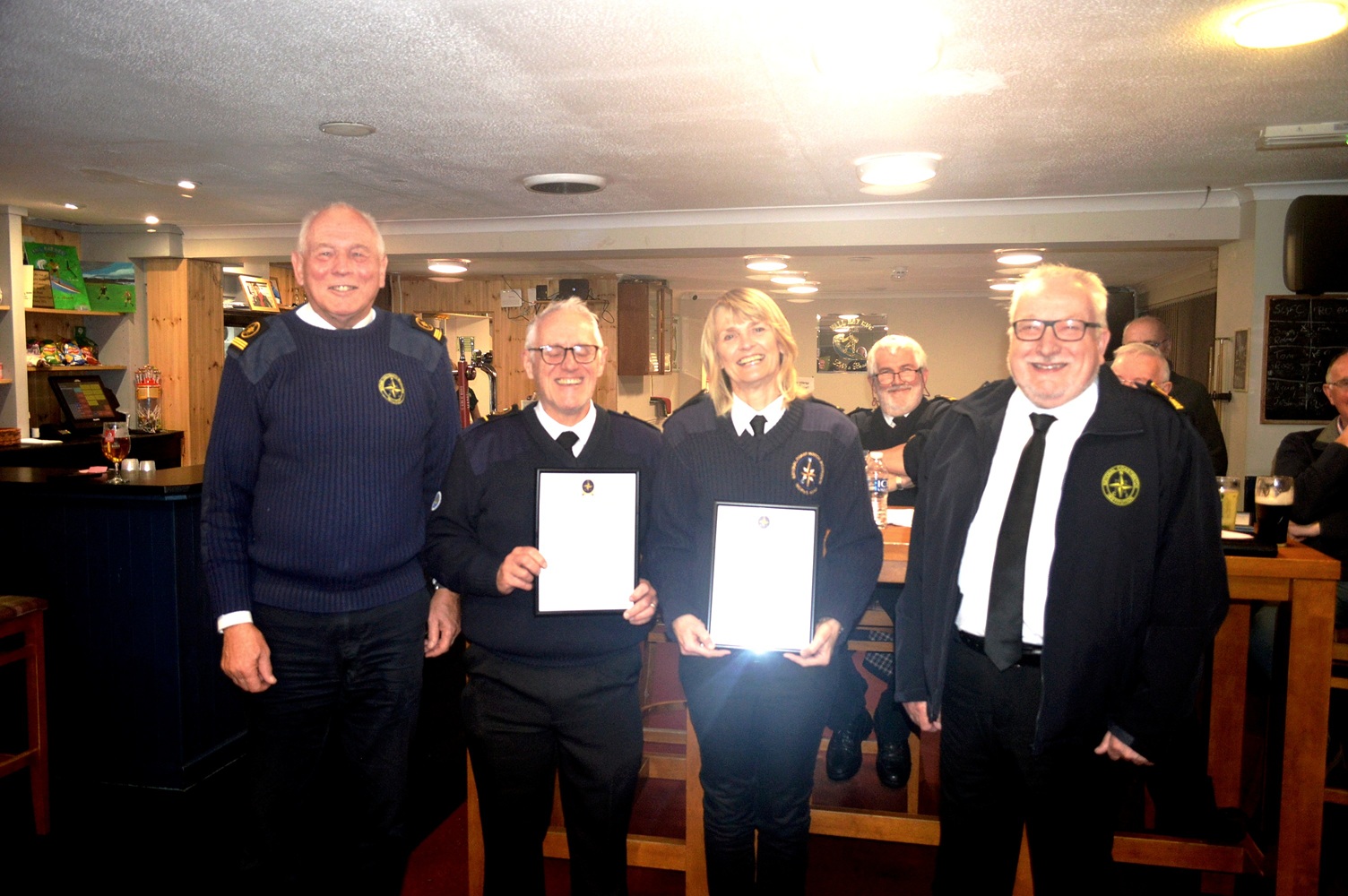 Awards for lifesaving work at NCI Worms Head – National Coastwatch